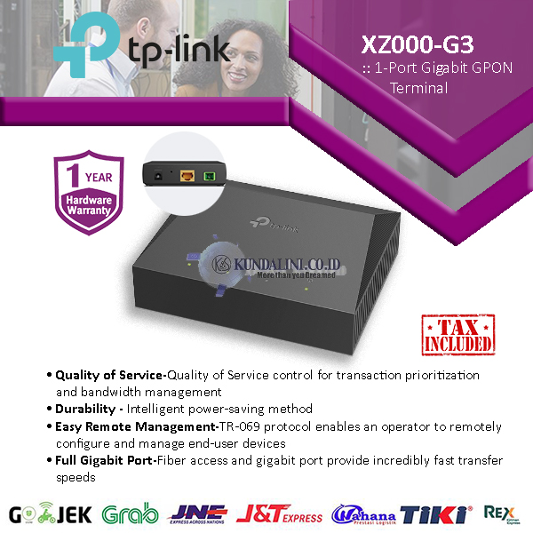 TP-Link XZ000-G3 – 1-Port Gigabit GPON Terminal – PT Kundalini Sakti Sejati