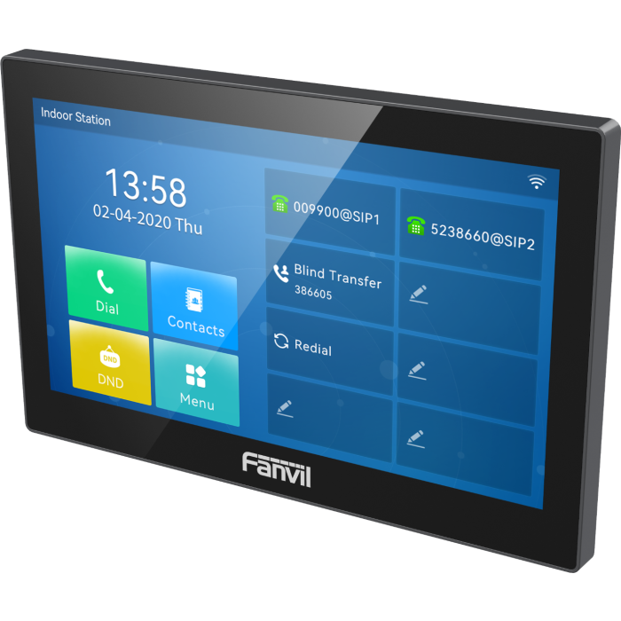 Fanvil i504W – SIP Indoor Station [7 inch Color – PoE – Built in 2.4G ...
