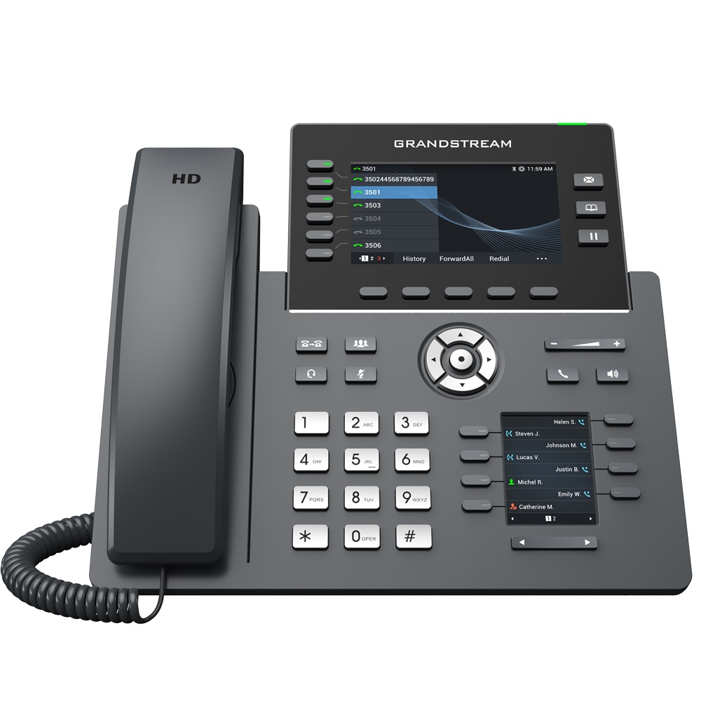 Grandstream GRP2616 – 6 line Carrier Grade IP Phone (16 SIP, dual-band ...